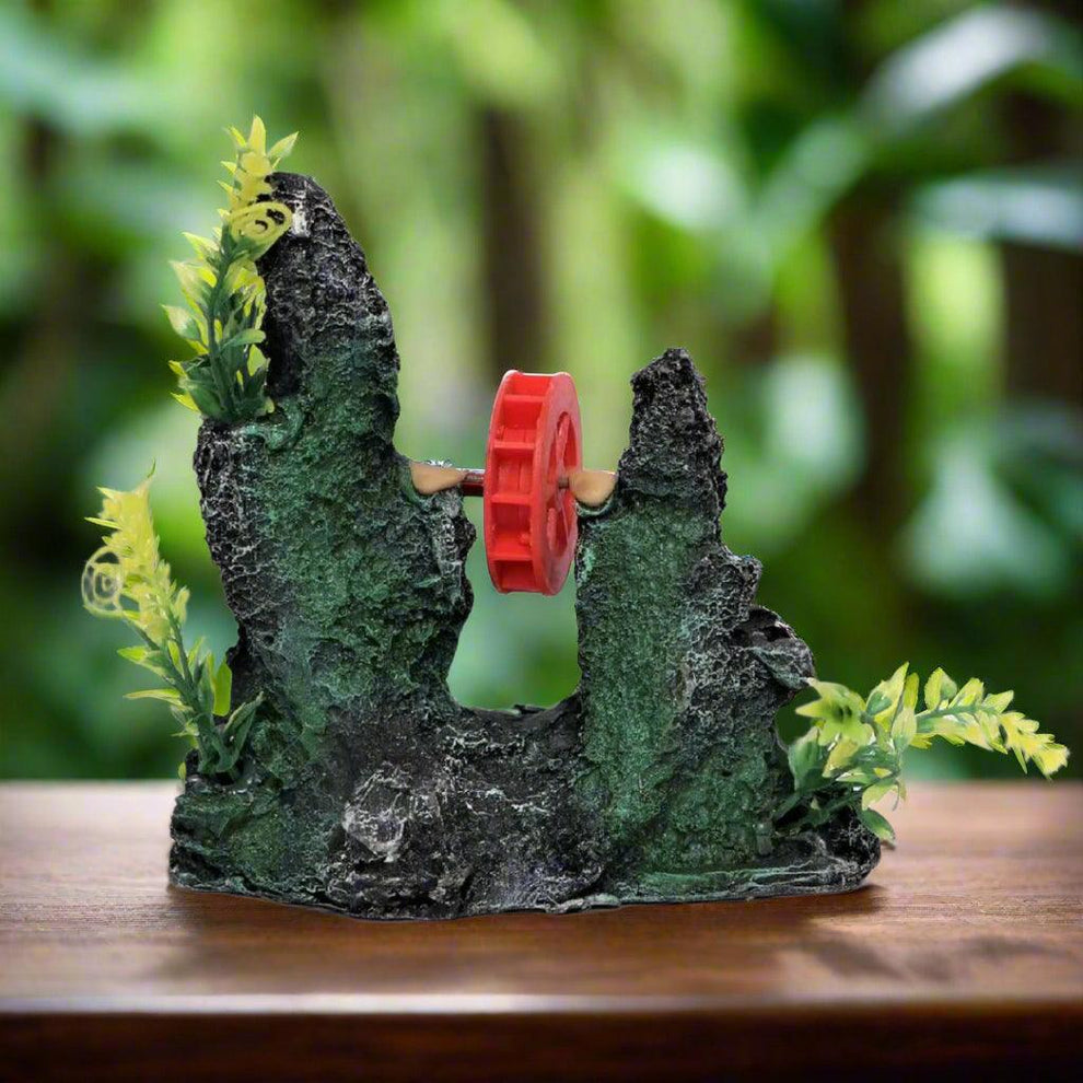 Stone & Waterwheel Aquarium Landscape – The Decorshed